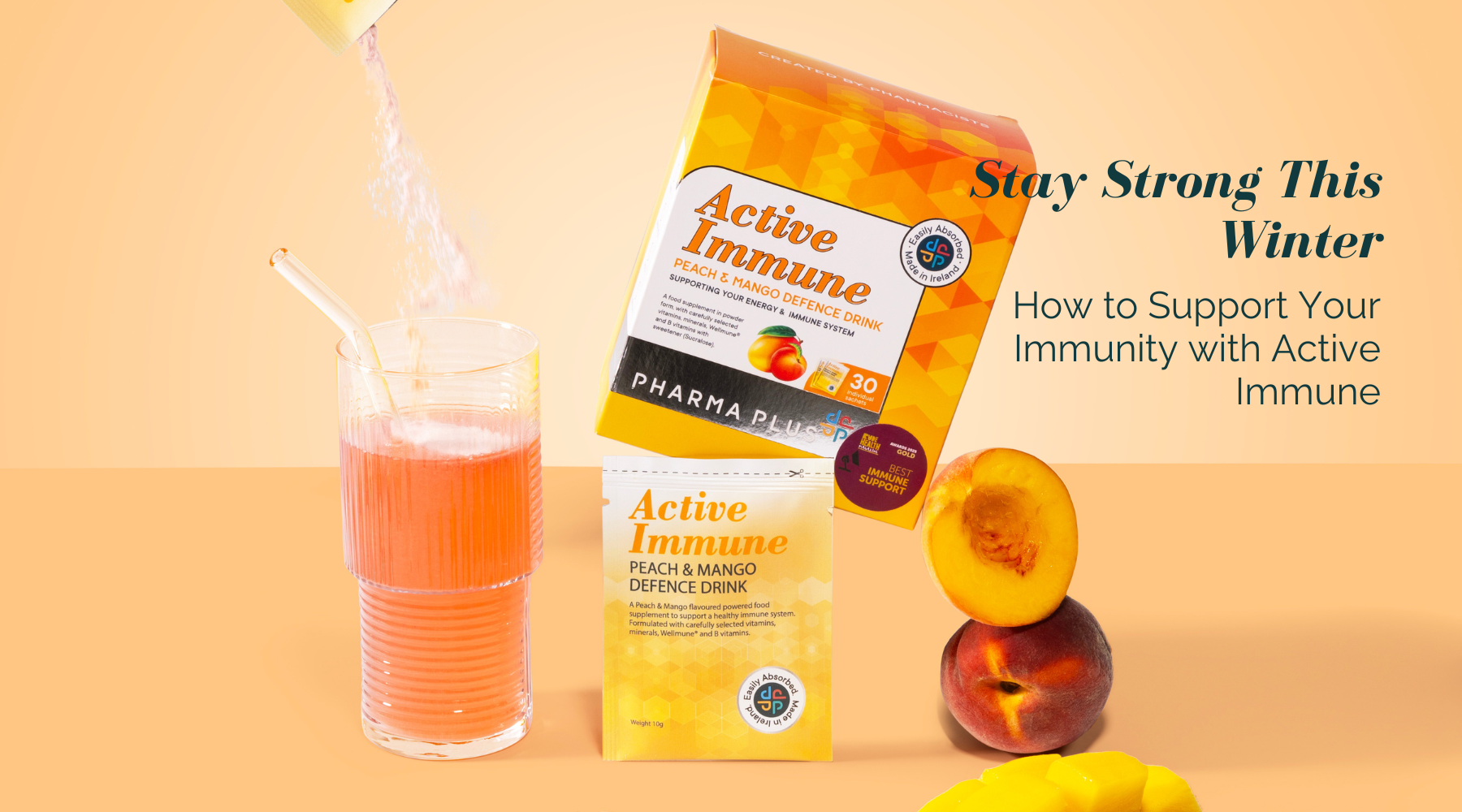 Support Your Immunity This Winter | Active Immune Peach & Mango ...